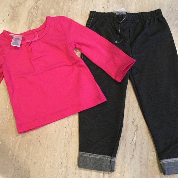 Little Lass | Matching Sets | Little Lass Girls Pink Leggings Outfit ...